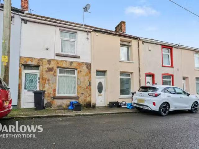 2 bedroom terraced house for rent in Morlais Street, MERTHYR T.
