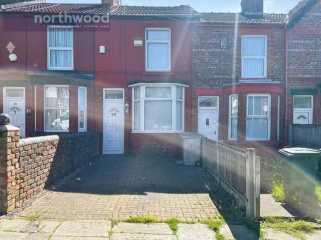2 bedroom terraced house for rent in Maybank Road, Birkenhead.