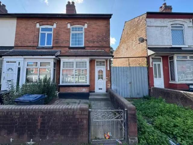 2 bedroom terraced house for rent in Nineveh Road, Birmingham.