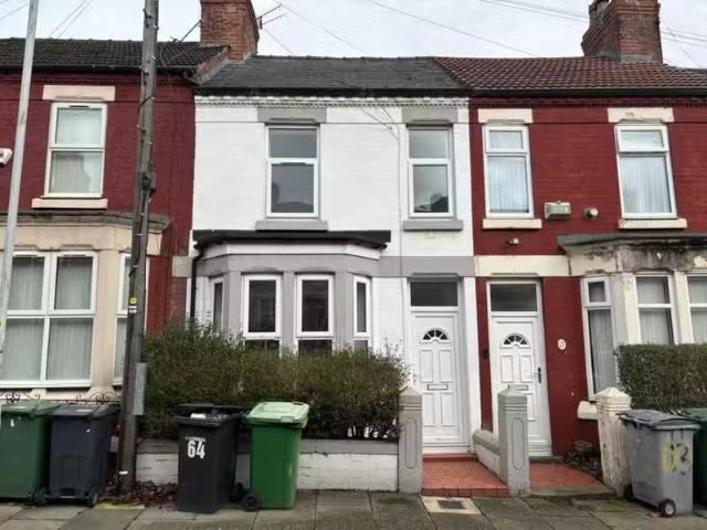 2 bedroom terraced house for rent in Park Road, Birkenhead, CH42