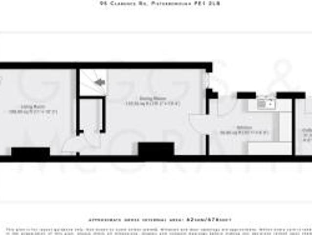 2 bedroom terraced house for sale in Clarence Road, Peterborough, Cambridgeshire, PE1 2LB, PE1
