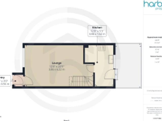2 bedroom terraced house for sale in Croftcroighn Road, Ruchazie, Glasgow, City Of Glasgow, G33 3SE, G33