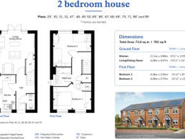 2 bedroom terraced house for sale in 25 Sandyhill Lane, Ipswich, IP3 0JB, IP3