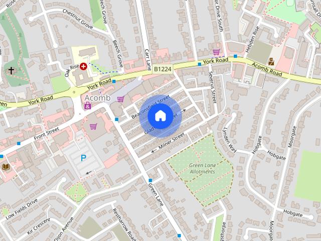 2 bedroom terraced house to rent