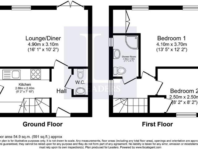 2 bedroom terraced house to rent