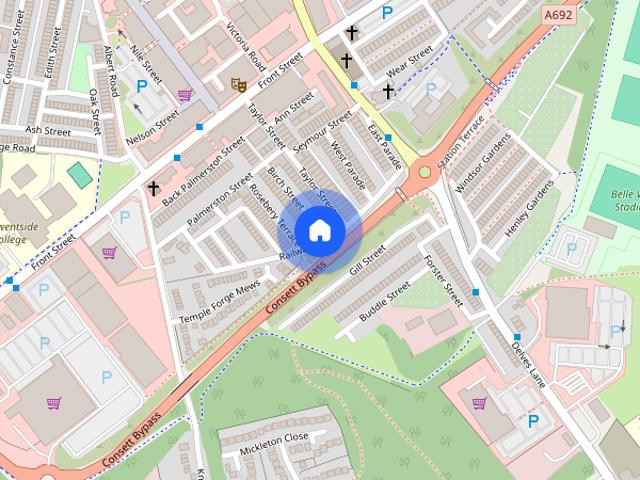 2 bedroom terraced house to rent