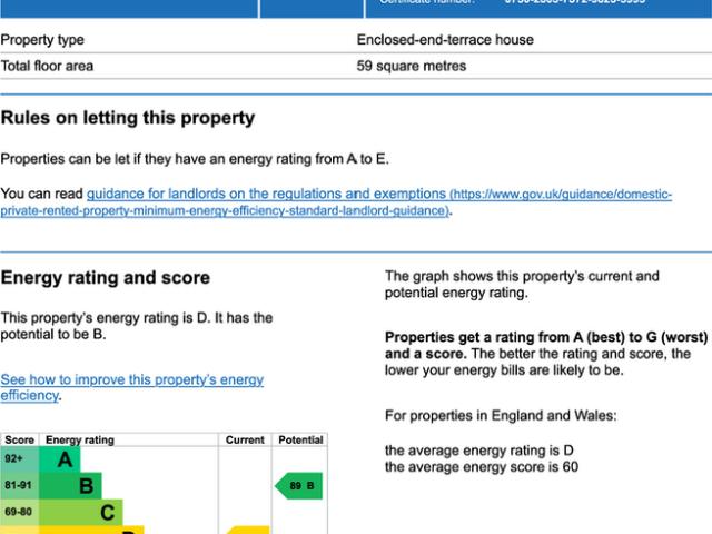 2 bedroom terraced house to rent