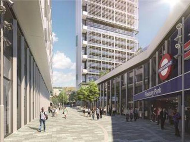 2 Bedrooms Flat for sale in One City North, Finsbury Park, London N4