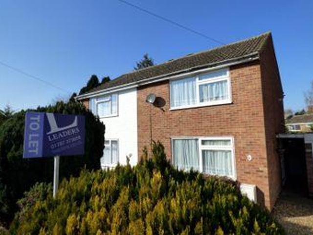 2 Bedrooms Semi detached house for rent in Churchill Drive, Sudbury CO10