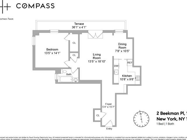 2 Beekman Place, Unit 12F