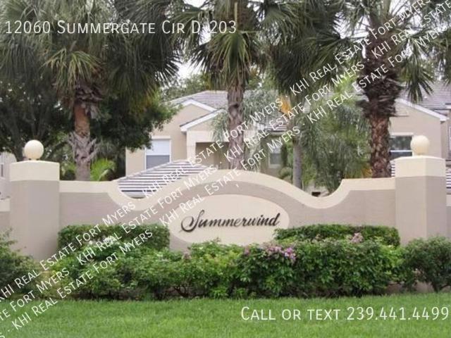 2 BR, 0 BA Apartment 12060 Summergate Cir D 203, Fort Myers, FL 33912
