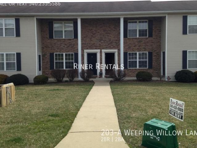 2 BR, 1.5 BA Apartment 203 A Weeping Willow Lane, Bridgewater, VA 22812