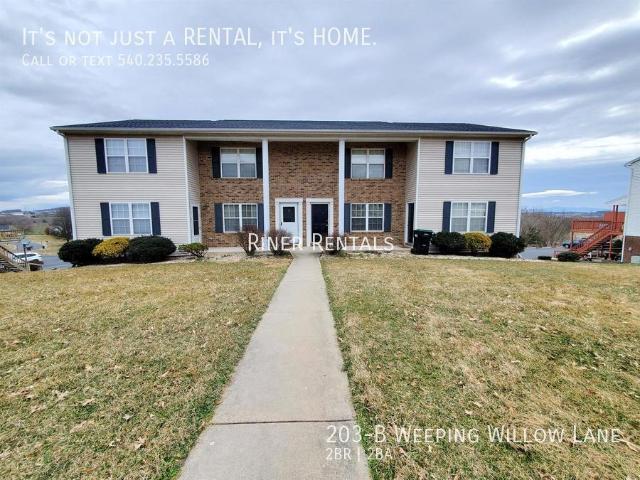 2 BR, 1.5 BA Apartment 203 B Weeping Willow Lane, Bridgewater, VA 22812