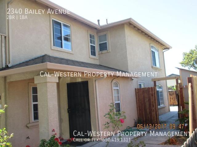 2 BR, 1.5 BA Apartment 2340 Bailey Avenue, San Jose, CA 95128