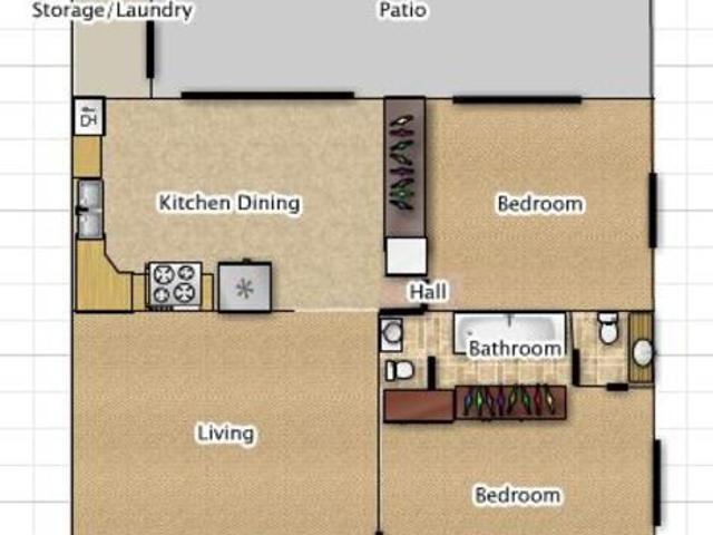 2 BR, 1.5 BA Apartment 2515 Holly Road, Unit Holly, Winter Park, FL 32792