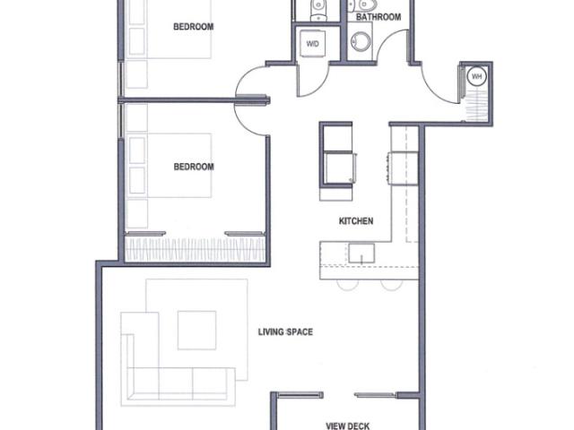 2 BR, 1.5 BA Apartment 2600 Eastlake Avenue E Unit 401, Seattle, WA 98102