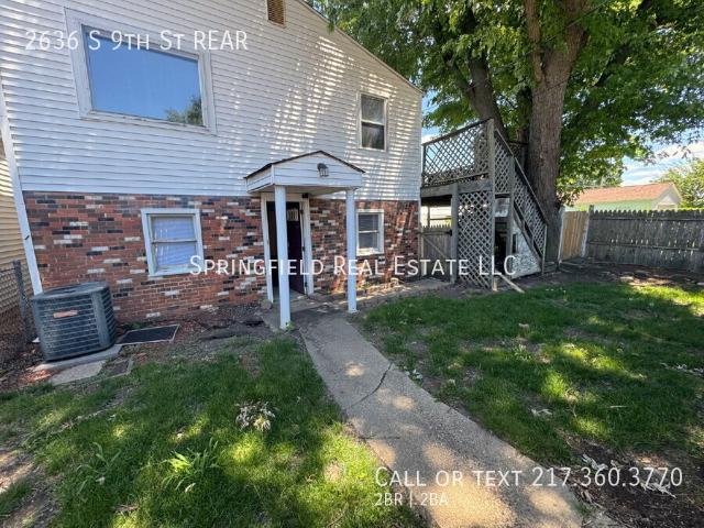 2 BR, 1.5 BA Apartment 2636 S 9th St REAR, Springfield, IL 62703