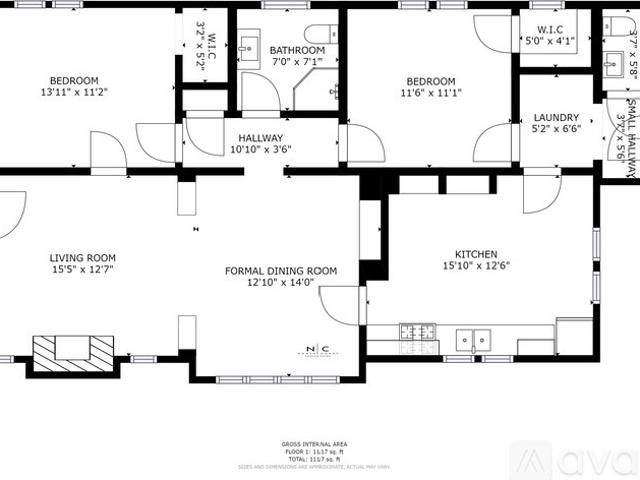 2 BR, 1.5 BA Apartment 2811 E Street, Eureka, CA 95501