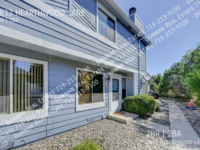 2 BR, 1.5 BA Apartment 2833 HEARTHWOOD LANE, COLORADO SPRINGS, CO 80917