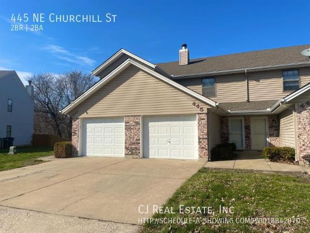 2 BR, 1.5 BA Apartment 445 NE Churchill St, Lee's Summit, MO 64086