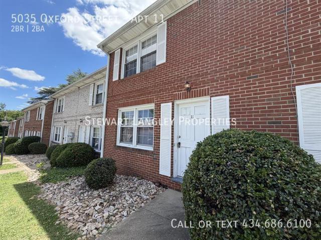 2 BR, 1.5 BA Apartment 5035 Oxford Street, Lynchburg, VA 24502