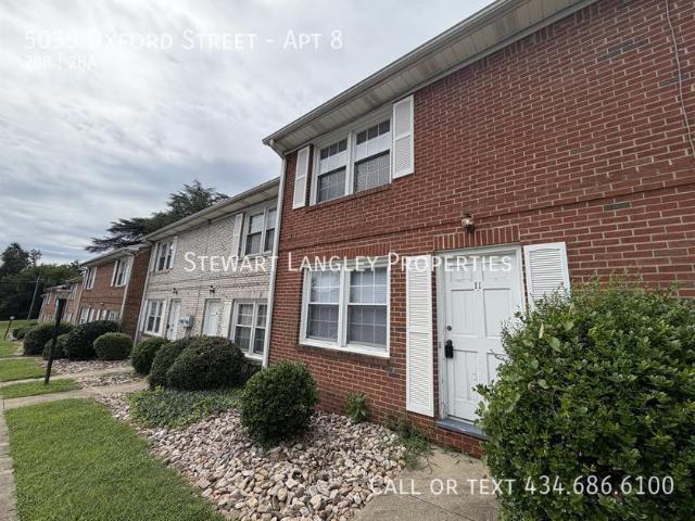 2 BR, 1.5 BA Apartment 5035 Oxford Street, Lynchburg, VA 24502