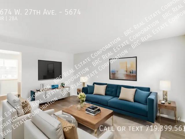 2 BR, 1.5 BA Apartment 5674 W. 27th Ave Edgewater, CO 80214
