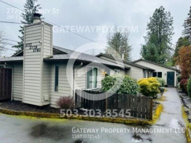 2 Br, 1 bath, Townhouse/Brownstone/RowHouse 2779 SW Troy St