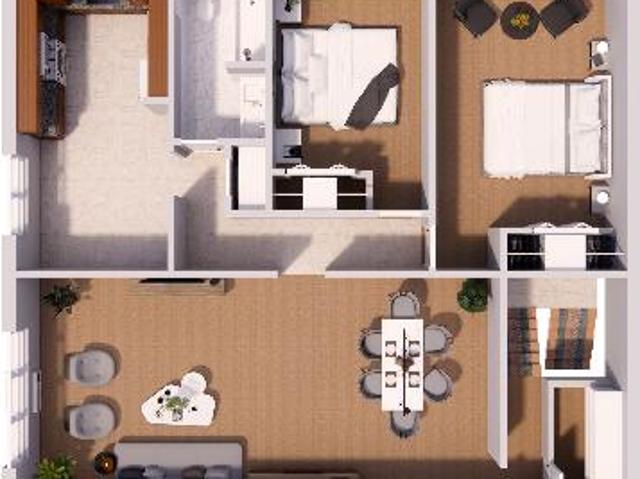 2 Br, 1 bath, Apartment 1585 West Highway
