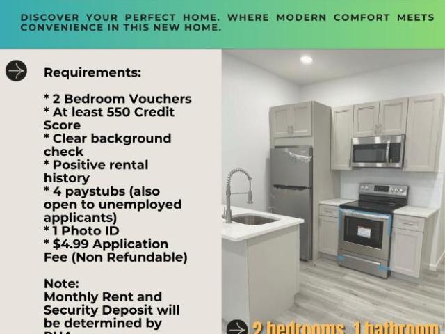 2 Br, 1 bath, Apartment 3761 North 18th Street