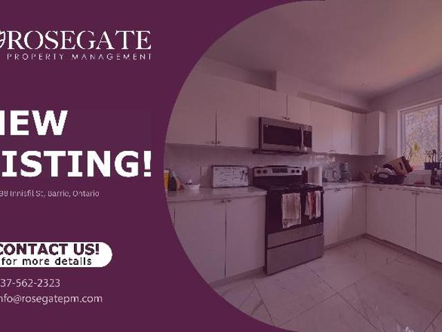 2 Br, 1 bath, Apartment 98 Innisfil Street