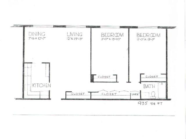 2 Br, 1 bath, Condo 4020 Washington Blvd