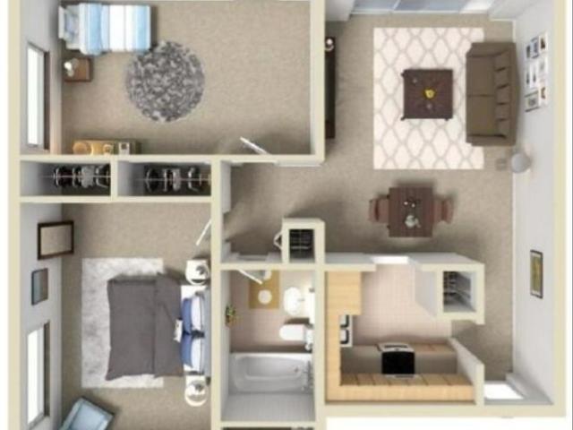 2 Br, 1 bath, Condo 4618 1st Street N