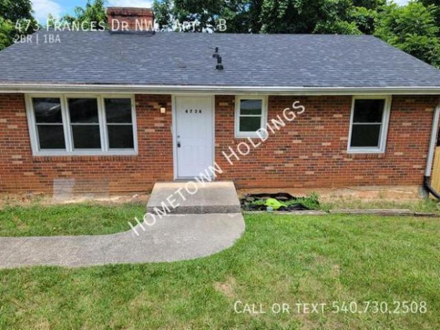 2 Br, 1 bath, Condo 473 Frances Dr NW