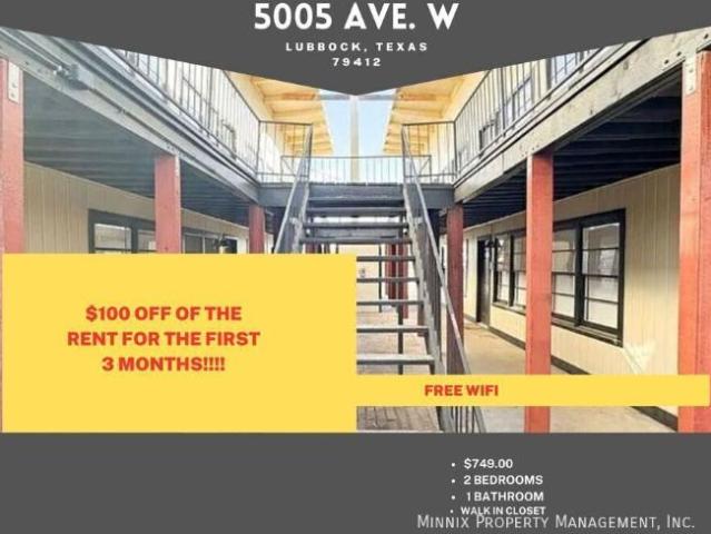 2 Br, 1 bath, Condo 5005 Ave W
