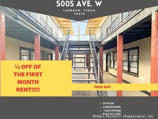 2 Br, 1 bath, Condo 5005 Ave W