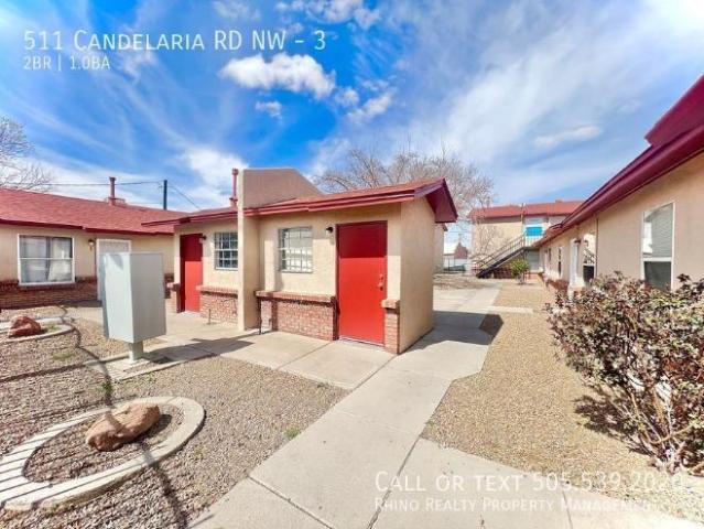 2 Br, 1 bath, Condo 511 Candelaria Rd Nw