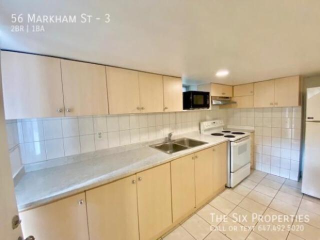 2 Br, 1 bath, Condo 56 Markham St