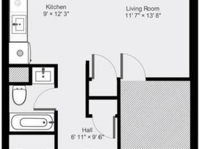 2 Br, 1 bath, Condo 63 Gates St