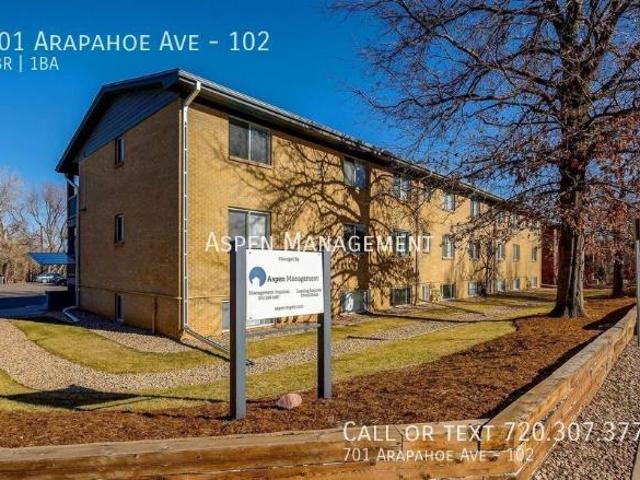 2 Br, 1 bath, Condo 701 Arapahoe Ave