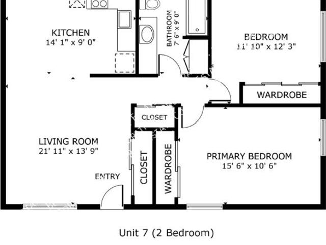 2 Br, 1 bath, Condo 7315 West 9th Place