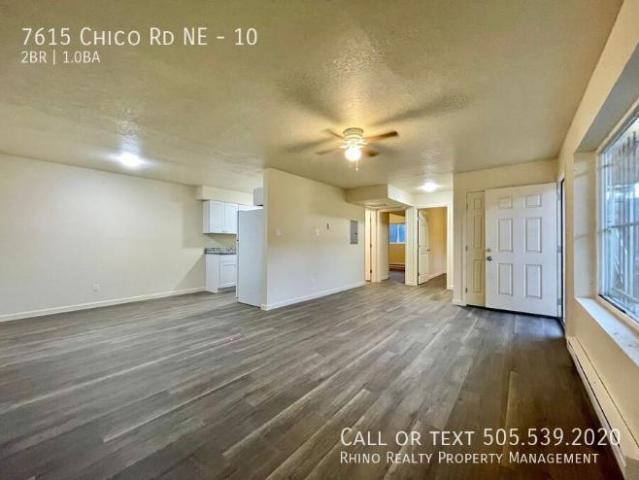 2 Br, 1 bath, Condo 7615 Chico Rd NE
