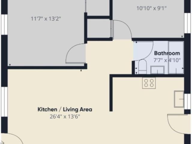 2 Br, 1 bath, Condo 86124 Bladon Road