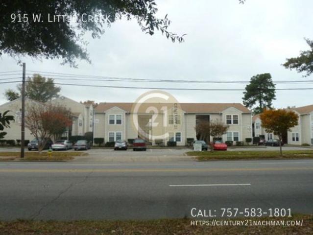 2 Br, 1 bath, Condo 915 W Little Creek Road