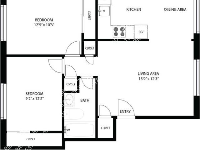 2 Br, 1 bath, Condo 10000 W 59th Pl