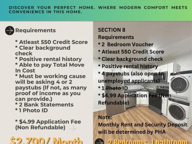 2 Br, 1 bath, Condo 1420 West Girard Avenue