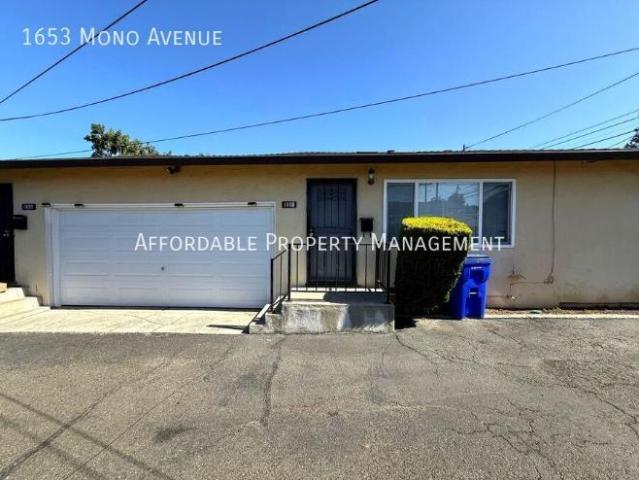 2 Br, 1 bath, Condo 1653 Mono Avenue