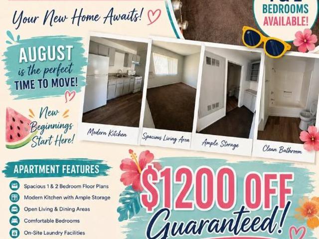 2 Br, 1 bath, Condo 18335 Montezuma St