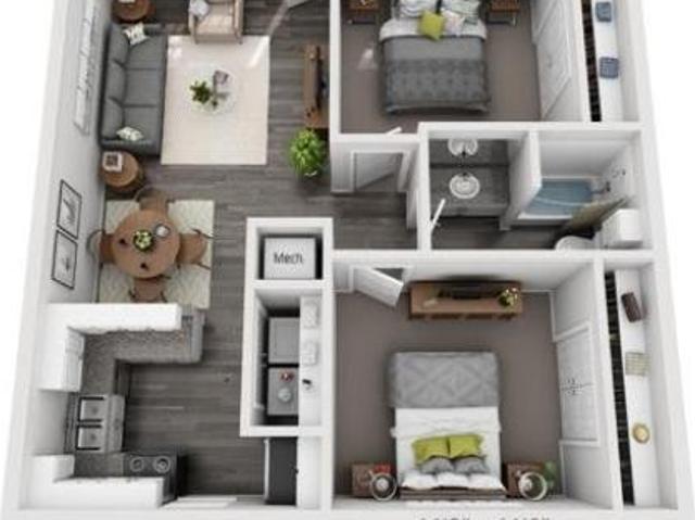 2 Br, 1 bath, Condo 2129 Holly Oaks Lane
