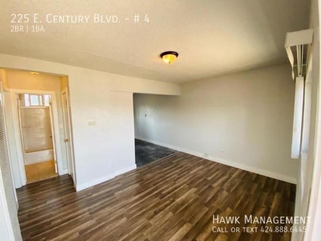 2 Br, 1 bath, Condo 225 E Century Blvd